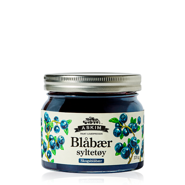 Askim Blåbærsyltetøy – Kinsarvik Naturkost