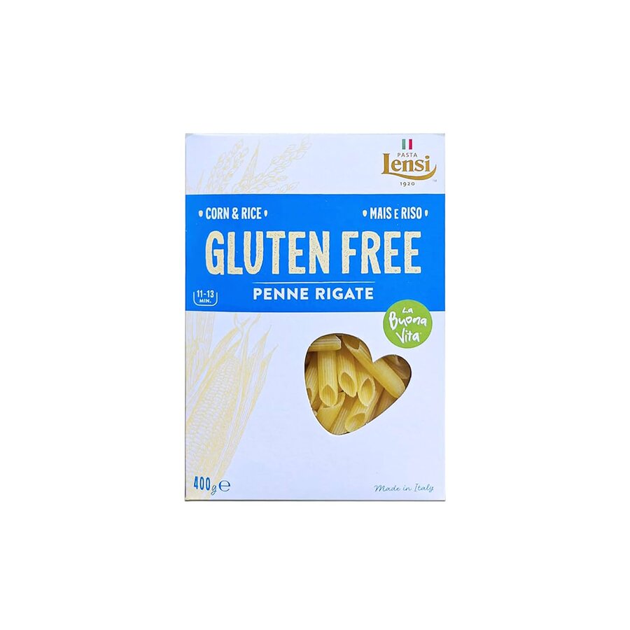 Pasta Lensi glutenfri penne 400 gr – Kinsarvik Naturkost
