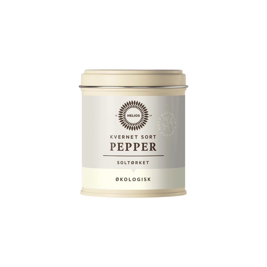 Helios Kvernet Sort Pepper 80 g – Kinsarvik Naturkost