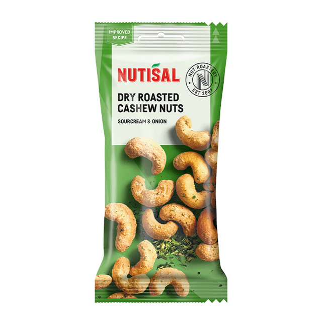 Nutisal cashew sour cream & onion 60 gr – Kinsarvik Naturkost